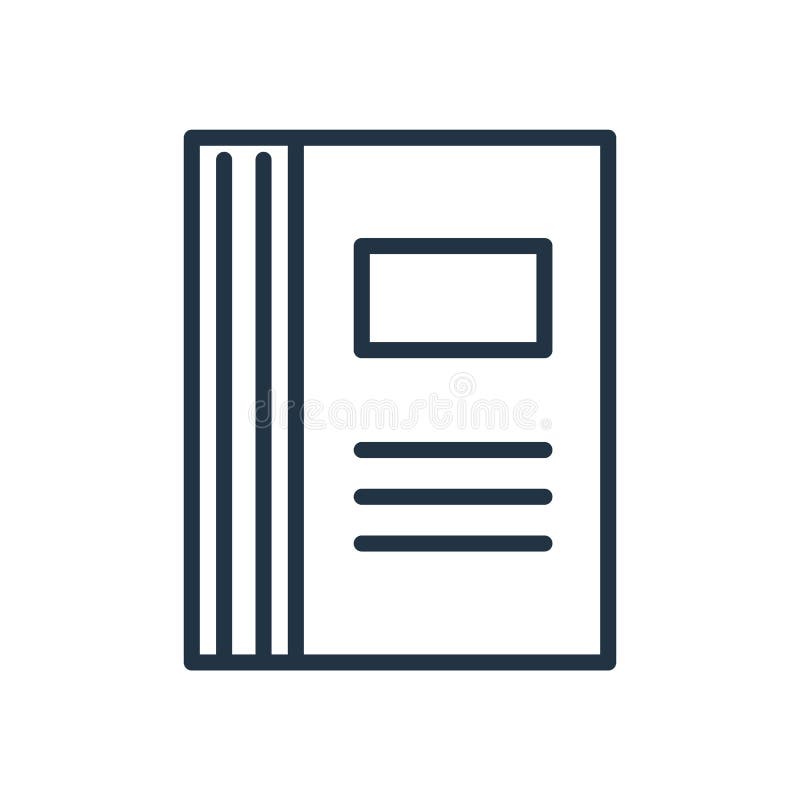 Book Icon Vector Isolated on White Background, Book Sign Stock Vector ...