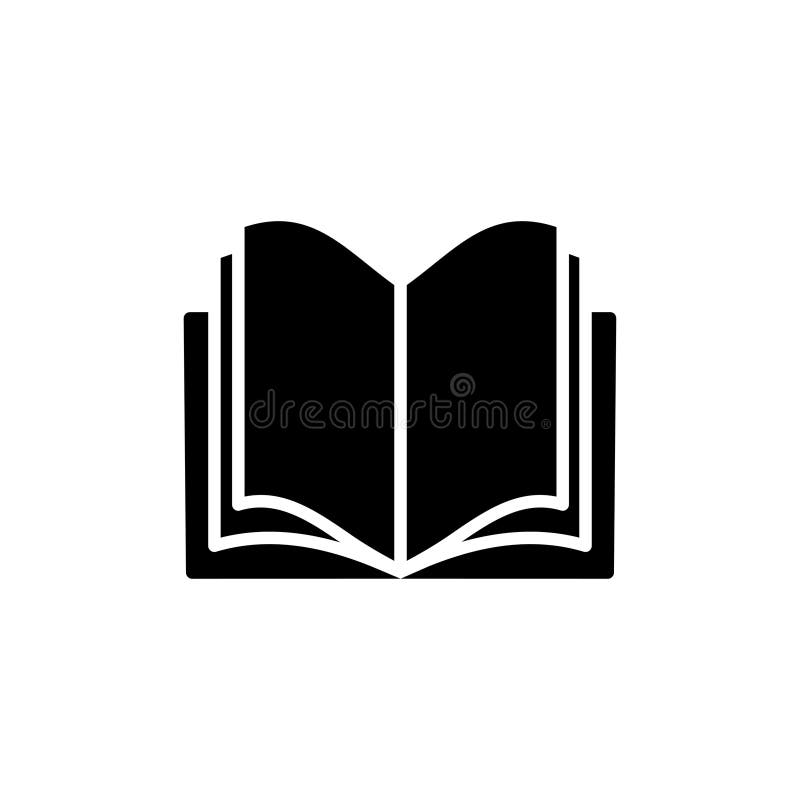 Book Icon . Open Book Vector Icon Stock Vector - Illustration of ...