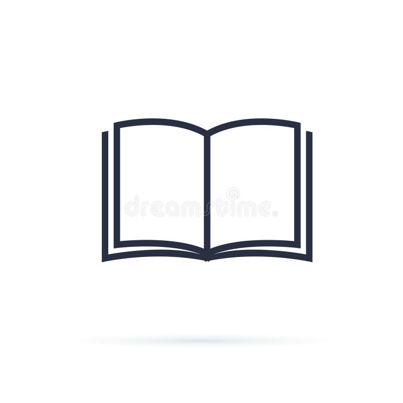 Book Icon Vector. Open Book Symbol. Cool Vector Flat Design ...