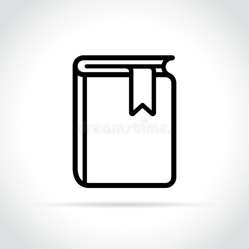 Reading Book Icon on White Background Stock Vector - Illustration of ...