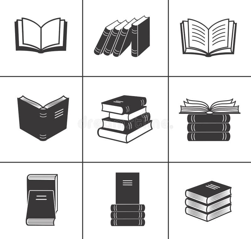 Book icons set. stock vector. Illustration of concept - 29649809