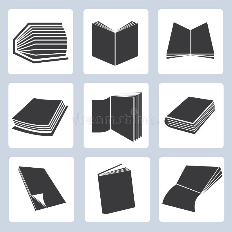 Book icons stock illustration. Illustration of element - 59065739