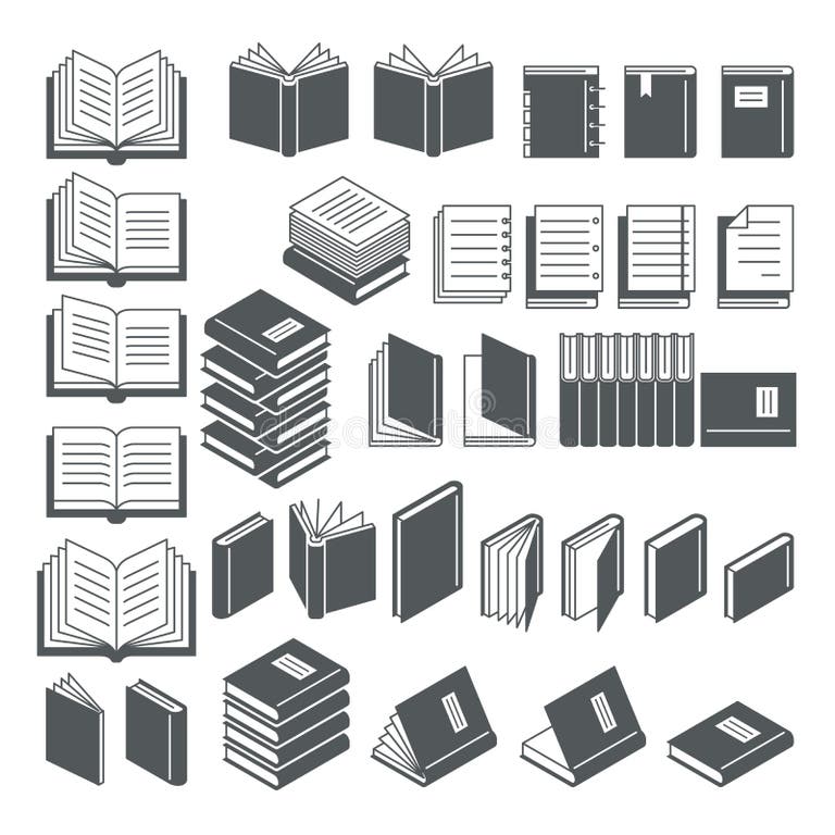 Book Icons Stock Illustrations – 127,414 Book Icons Stock Illustrations ...