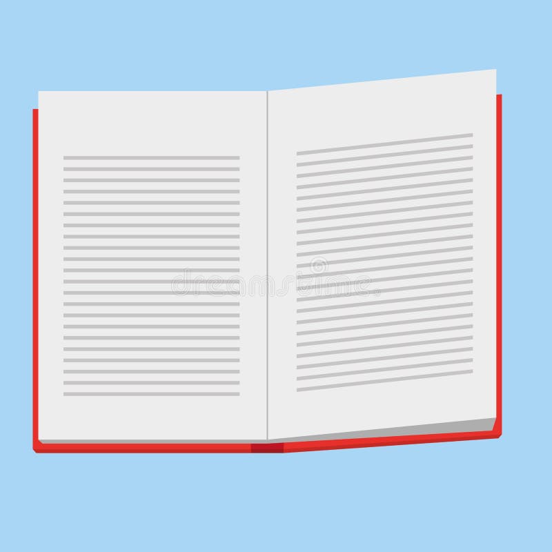 Book Illustration Isolated on Color Background Stock Illustration ...