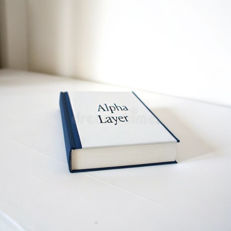 Book Alpha Layer Isolated on White Background Stock Illustration ...