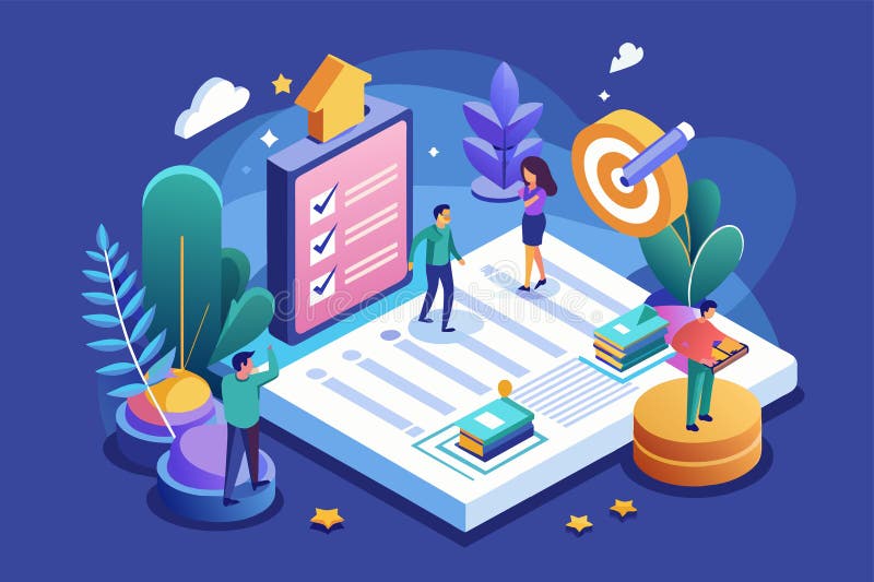 A Book with Individuals Standing on it, Illustrating a Unique ...