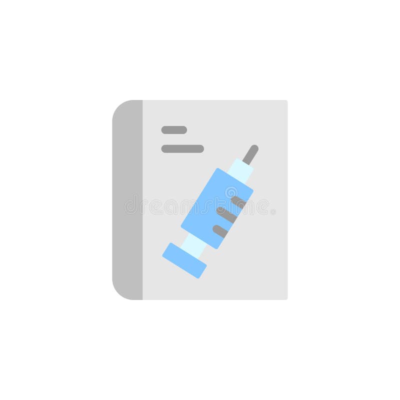 Book, Injection Icon. Simple Color Vector Elements of Knowledge Icons ...