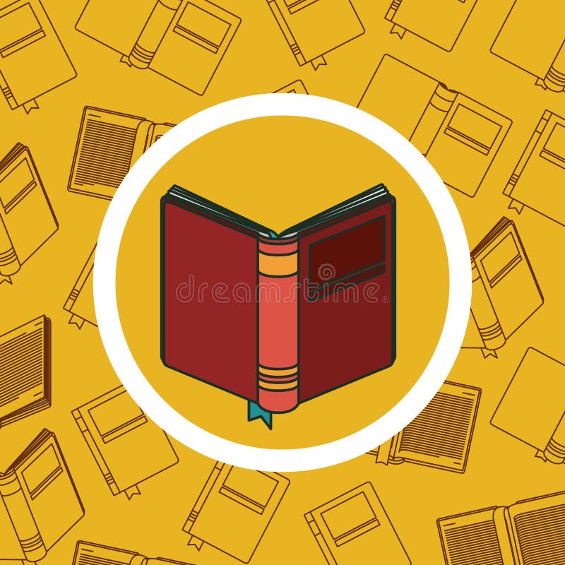 Book inside button design stock vector. Illustration of button - 77551585