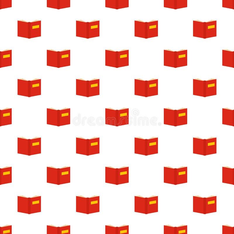 Flat Book Repeating Background Stock Illustrations – 189 Flat Book ...