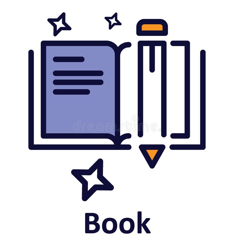 Book Isolated Vector Icon that Can Easily Modified or Edit. Book ...