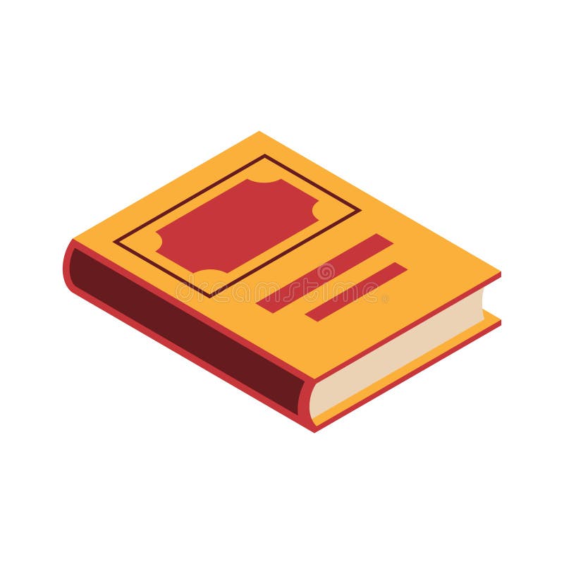 Book Isometric Icon stock vector. Illustration of textbook - 230917791