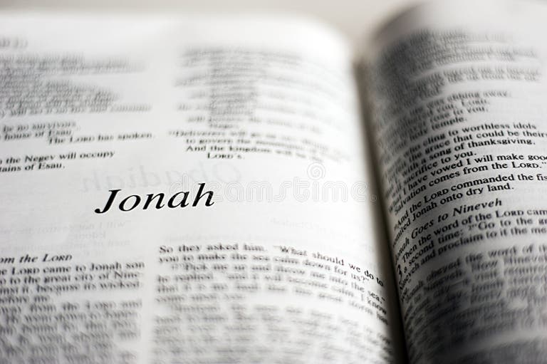 Book of Jonah stock image. Image of jesus, script, macro - 38720103