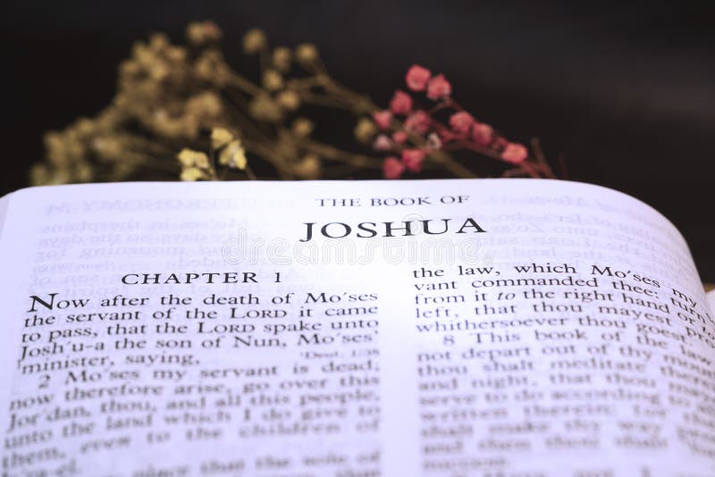 The Book of Joshua of Holybible Book for Background and Study of Multi ...
