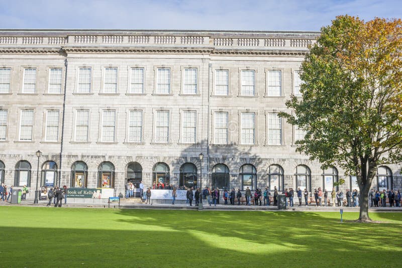 Book of Kells Building editorial stock photo. Image of ireland - 47900198