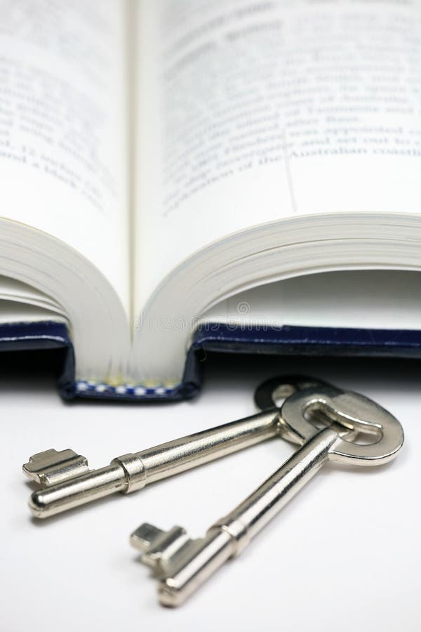 Book and Key stock image. Image of intelligence, ideal - 5617603