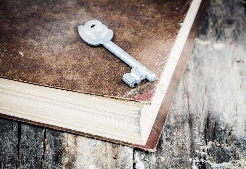 Book with key stock image. Image of ancient, grunge, book - 38747693