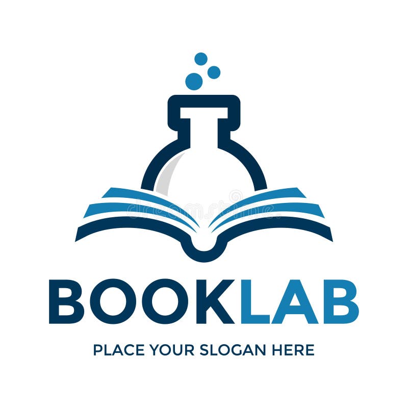 Book Lab Logo Vector stock illustration. Illustration of icon - 263393241
