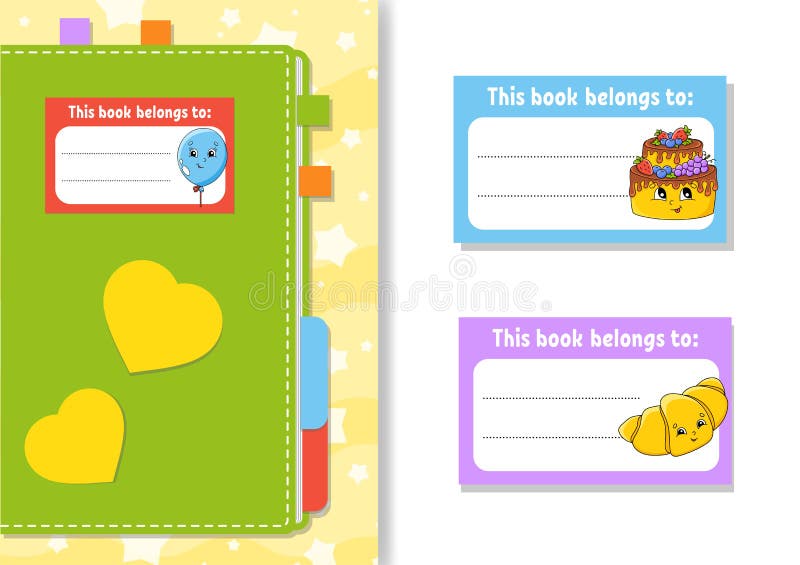 Vector Sticker Notebook Candy Stock Illustrations – 171 Vector Sticker ...