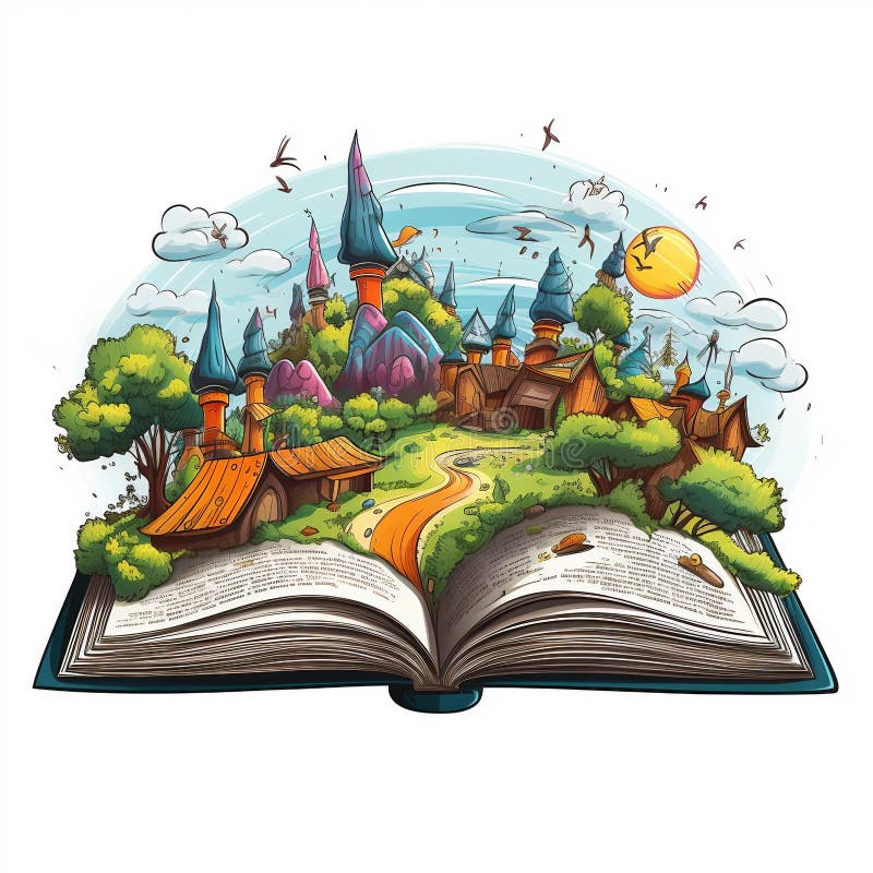 Book into Landscape Vector: Creative Design for Digital Projects and ...