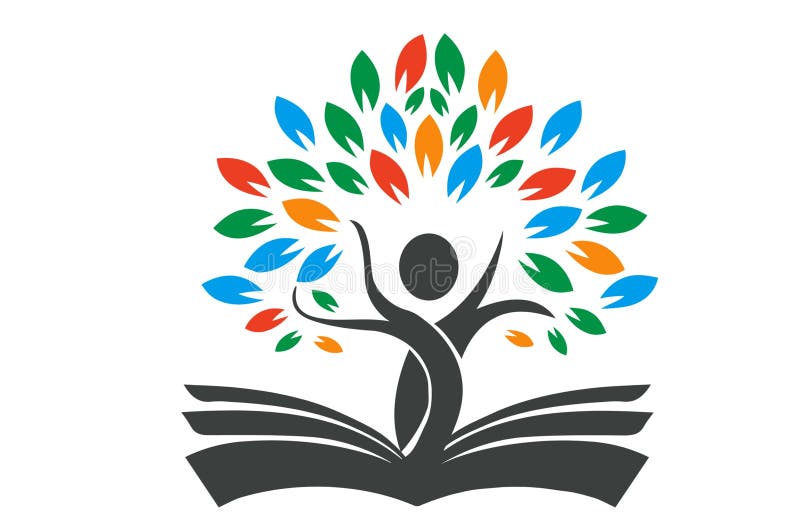 Book Learn Tree for Education Stock Illustration - Illustration of tree ...