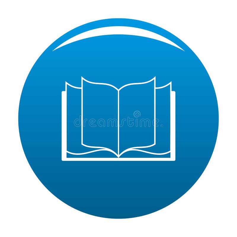 Book Learning Icon, Flat Style Stock Illustration - Illustration of ...