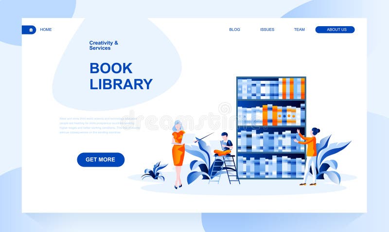 Library Homepage Stock Illustrations – 2,490 Library Homepage Stock ...