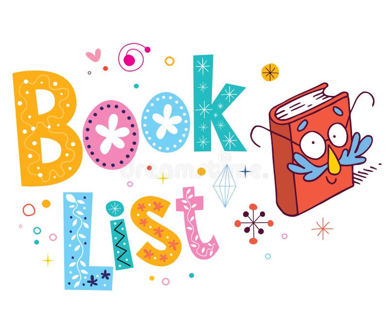 Book list stock vector. Illustration of reading, decorative - 53494510