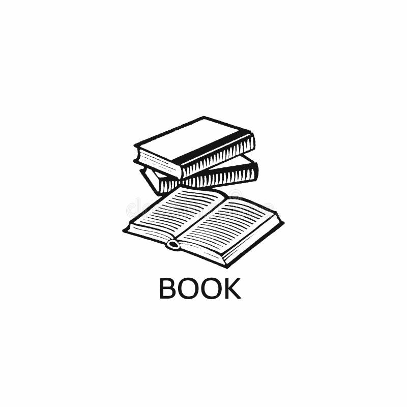 Book logo stock illustration. Illustration of logo, document - 257400441