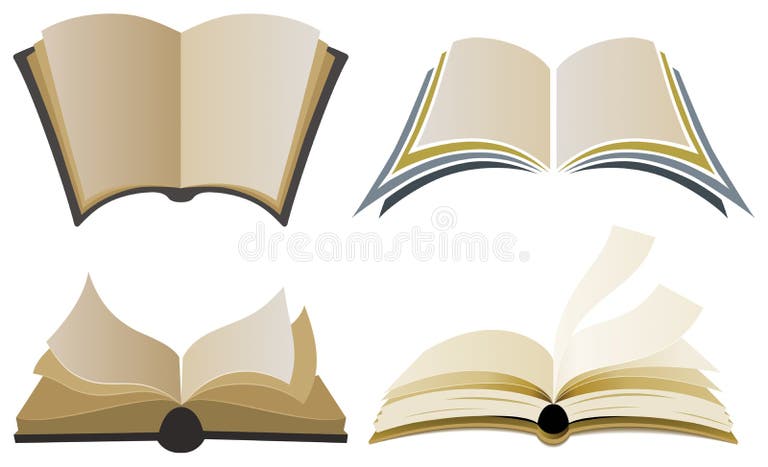 Book Logo Elements stock vector. Illustration of open - 43403940