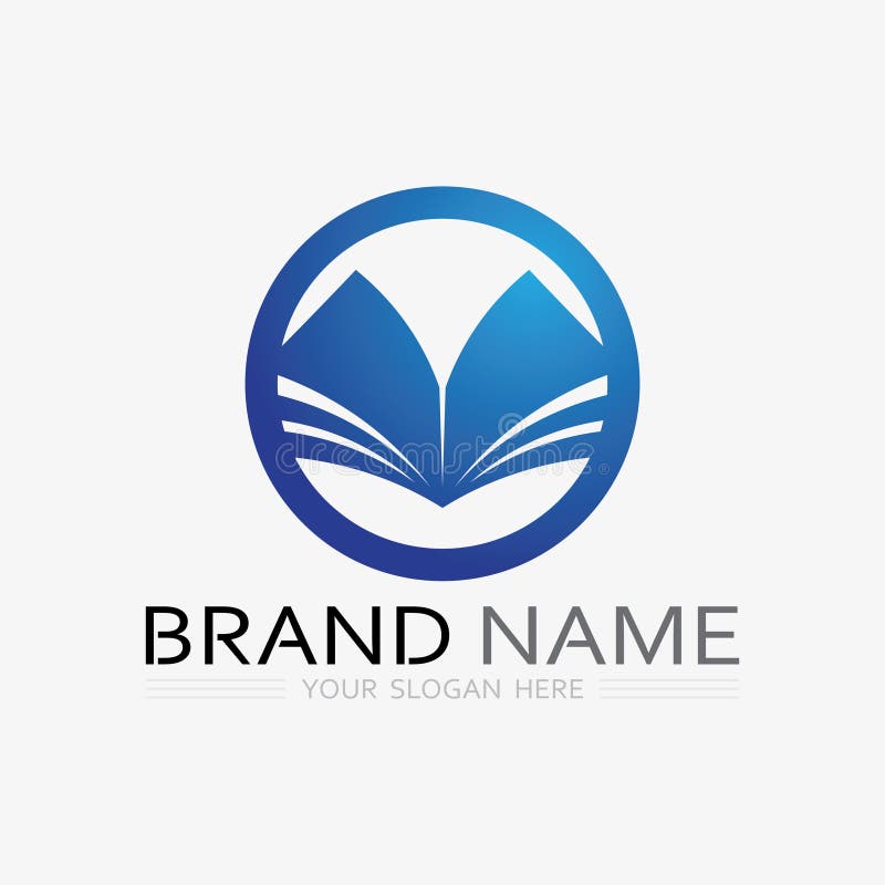 Book Logo Vector and Illustration Education Icon Stock Illustration ...
