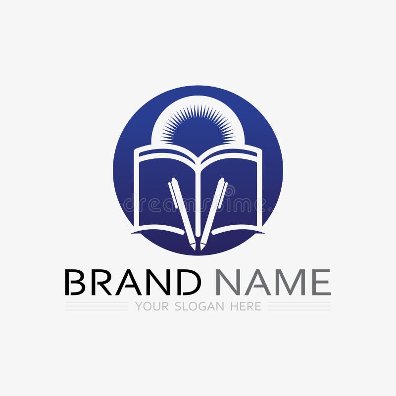 Book Logo Vector and Illustration Education Icon Stock Illustration ...
