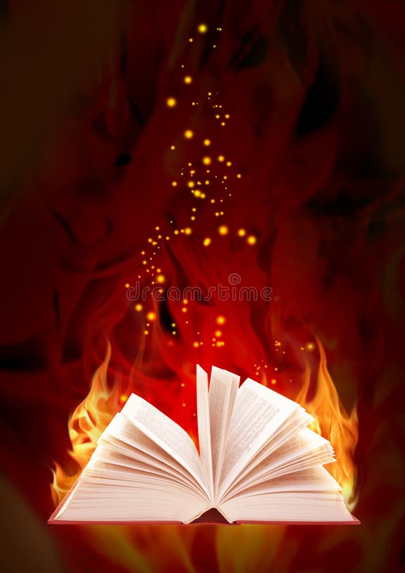 Flaming Book Stock Illustrations – 678 Flaming Book Stock Illustrations ...