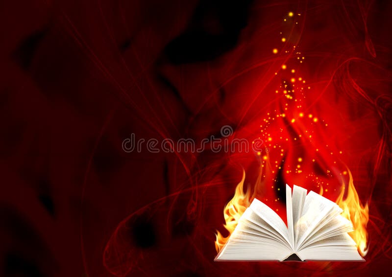 Magic fire ring stock vector. Illustration of retro, character - 38040385