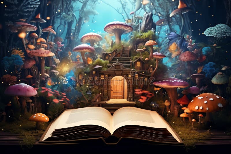 A Book with a Magical Map that Shows the Locations of Hidden Treasures ...