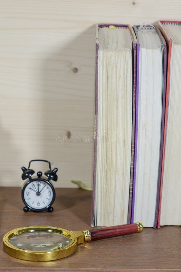 Book magnifying glass stock photo. Image of bright, glass - 94645782