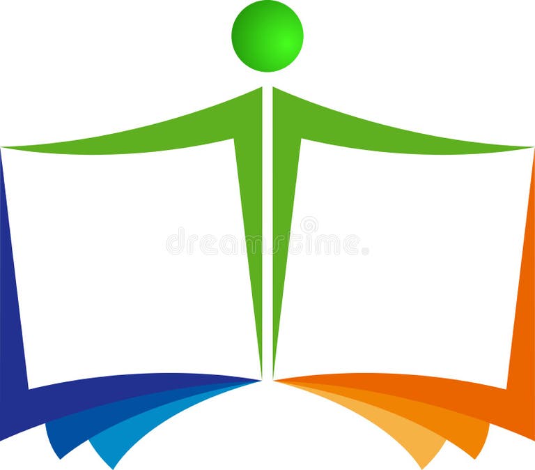 Book Logo Man Reading Stock Illustrations – 1,564 Book Logo Man Reading ...