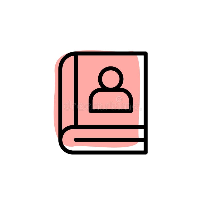 Book, Mans with Color Shadow Vector Icon in Book Set Stock Vector ...