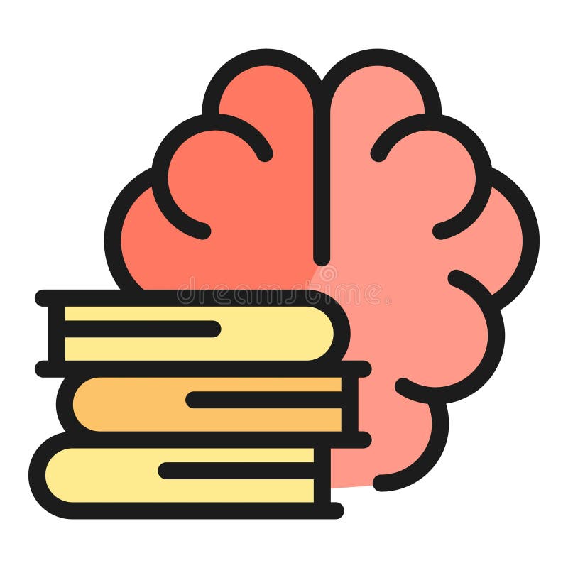Book Memory Icon Vector Flat Stock Vector - Illustration of flat ...