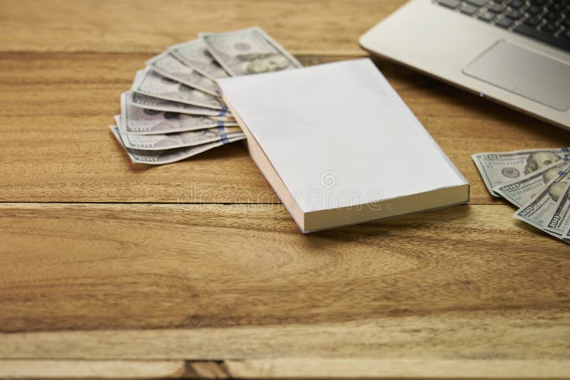 Book with money stock photo. Image of layout, empty, dollar - 79034414