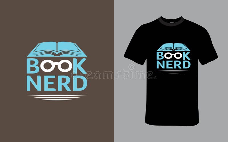 Book Nerd Black White Stock Illustrations – 223 Book Nerd Black White ...