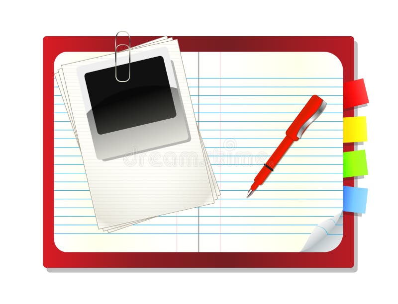 Book stock vector. Illustration of memo, business, space - 56718736