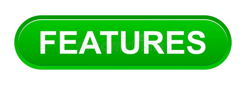 Features button stock vector. Illustration of button - 119574088