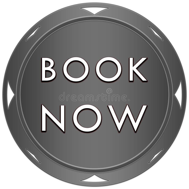 Book now button stock illustration. Illustration of blue - 89635485