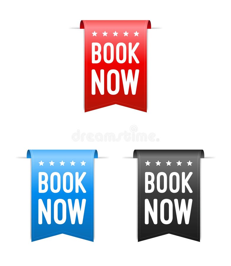 Book Now Icon, Book Now Sign on Dark Background Stock Vector ...