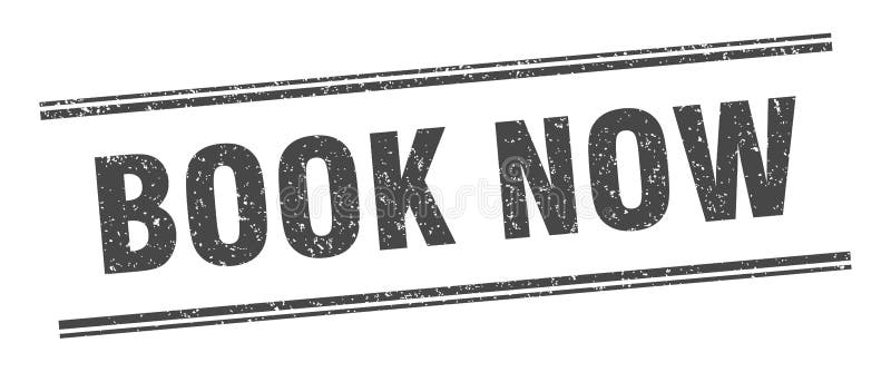 Book Now Stamp. Book Now Square Grunge Sign Stock Vector - Illustration ...