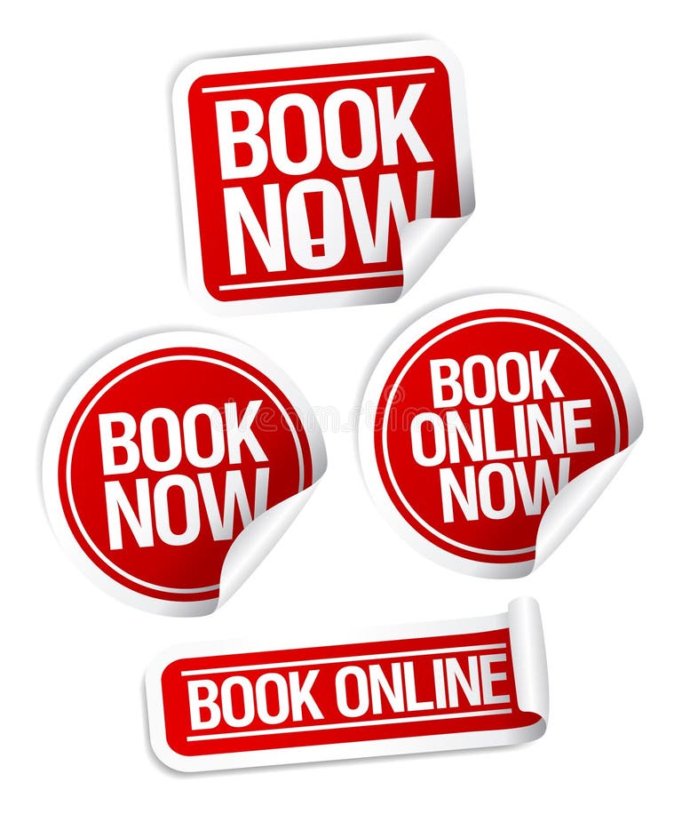Book Now Stickers Stock Illustrations – 1,443 Book Now Stickers Stock ...