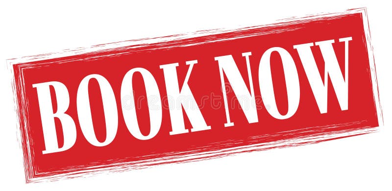 BOOK NOW Text Written on Red Stamp Sign Stock Photo - Image of banner ...