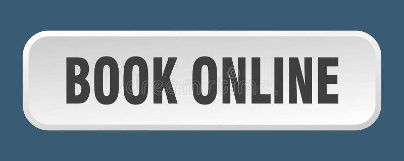 Book Online Button. Book Online Square 3d Push Button Stock Vector ...