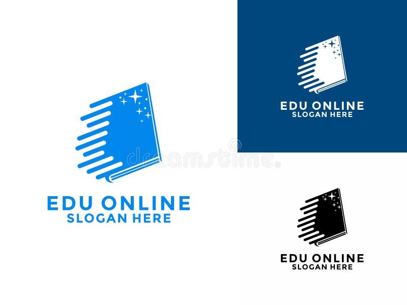 Book Online Logo Design Vector. Education Online Logo Vector ...