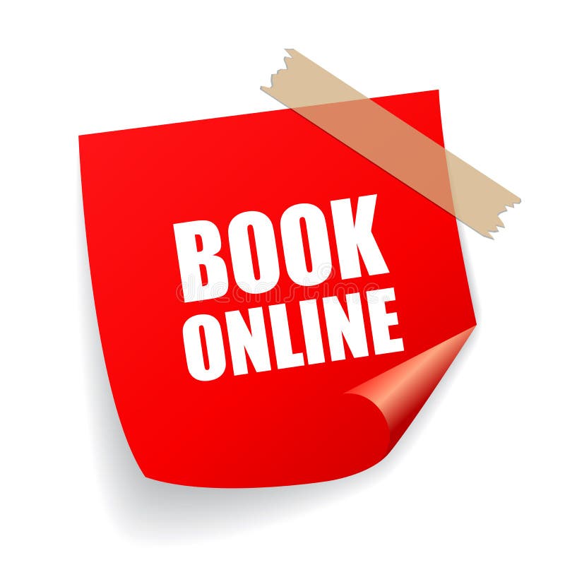 Book online sticker stock vector. Illustration of commerce - 80227692
